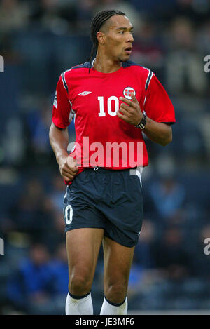 MORTEN GAMST PEDERSEN NORWAY & BLACKBURN ROVERS FC HAMPDEN PARK GLASGOW ...