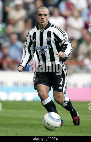 STEPHEN CARR NEWCASTLE UNITED FC VILLA PARK BIRMINGHAM 28 August 2004 ...