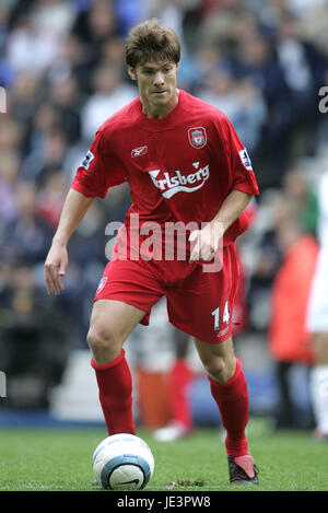 XABIER ALONSO LIVERPOOL FC REEBOK STADIUM BOLTON ENGLAND 29 August 2004 ...