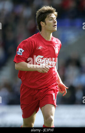 XABIER ALONSO LIVERPOOL FC REEBOK STADIUM BOLTON ENGLAND 29 August 2004 ...