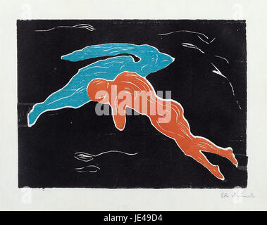 Edvard Munch - Encounter in Space Stock Photo - Alamy