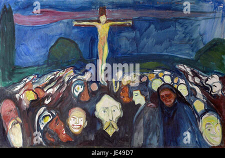 Edvard Munch - Golgotha Stock Photo - Alamy