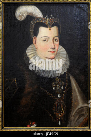 The 18th-century portrait of Princess Anna Sophie of Schwarzburg ...