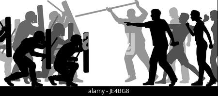 Editable vector cutout silhouettes of people sitting in a waiting Stock ...