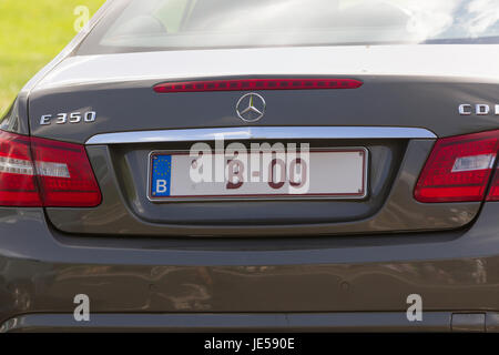 Unique Belgian number plate Stock Photo - Alamy