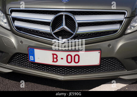 Unique Belgian number plate Stock Photo - Alamy