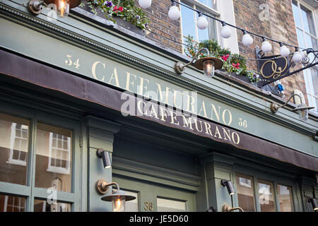 Cafe Murano, London, UK Stock Photo - Alamy