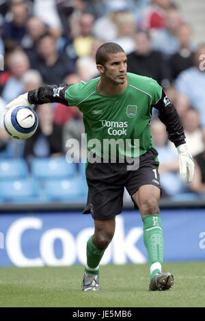 DAVID JAMES MANCHESTER CITY FC CITY OF MANCHESTER STADIUM MANCHESTER ...