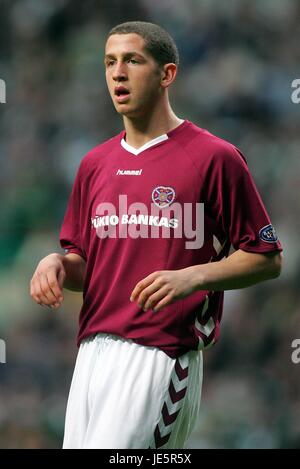 CALUM ELLIOT HEART OF MIDLOTHIAN FC CELTIC PARK GLASGOW SCOTLAND 25 ...
