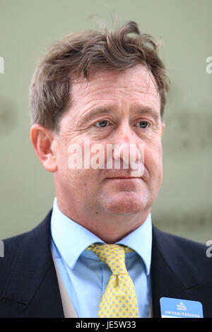 Trainer David Simcock during day two of the Cambridgeshire Meeting at ...