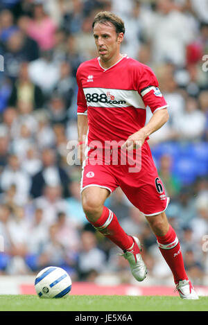 GARETH SOUTHGATE MIDDLESBROUGH FC WHITE HEART LANE TOTTENHAM 20 August ...