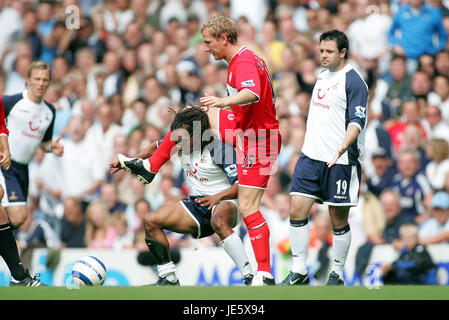 EDGAR DAVIDS & RAY PARLOUR SPURS V MIDDLESBROUGH FC WHITE HEART LANE ...