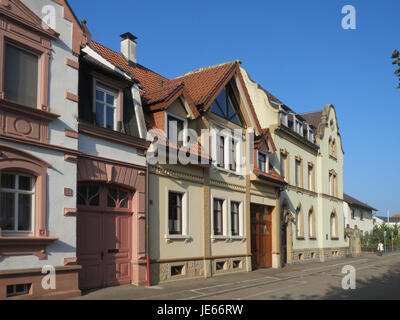 This photograph captures a view of Kirchenstrasse 3 in Hockenheim ...