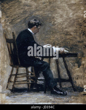 'Timer' is an artwork by Thomas Eakins, an American artist known for ...