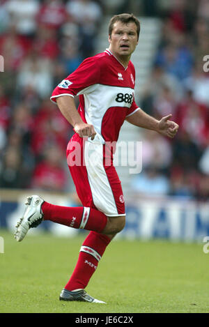 MARK VIDUKA MIDDLESBROUGH FC RIVERSIDE STADIUM MIDDLESBROUGH 28 August ...