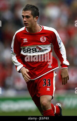 ANDREW TAYLOR MIDDLESBROUGH FC RIVERSIDE STADIUM MIDDLESBROUGH ENGLAND ...