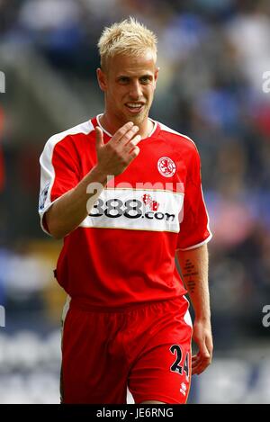 ANDREW DAVIES MIDDLESBROUGH FC REEBOK STADIUM BOLTON ENGLAND 16 ...