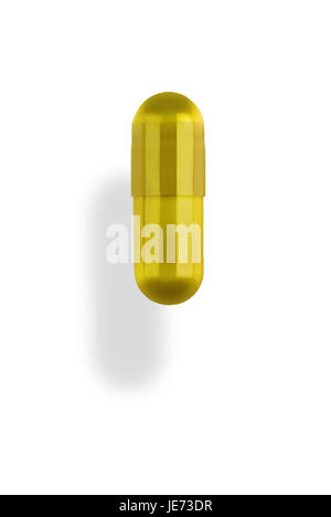 Yellow capsule Tablets doctor in a Blister packaging antibiotic ...