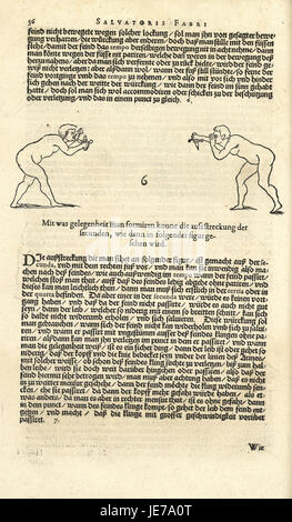 A page from 'De Fechten,' a 15th-century manuscript by Fabri, detailing ...