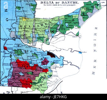 This historical map from 1861 illustrates the ethnic composition of the ...