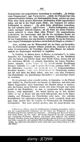 An excerpt from Justus von Liebig's 'Chemical Letters', focusing on a ...
