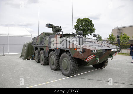 An MRAV or Multi Role Aroured Vehicle of the German army is seen on ...