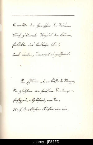 De J W Goethe Annette Manuskript 083 Stock Photo - Alamy