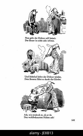 A page from the first volume of Wilhelm Busch's 'Busch Werke ...