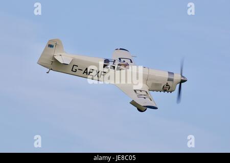 Percival Mew Gull G-AEXF air racing aircraft of the Real Aeroplane ...