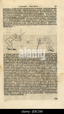 This historical image from 'De Fechten' by Fabri illustrates a medieval ...