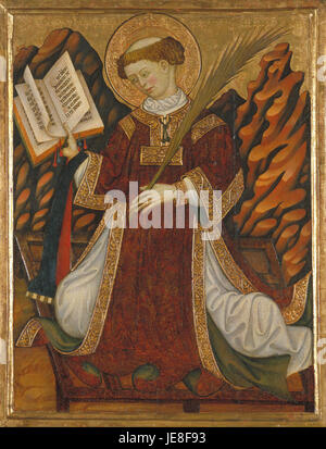 This depiction of the martyrdom of Saint Lawrence illustrates the ...