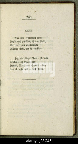 A page from 'Buch der Lieder,' a significant work from 1820, containing ...