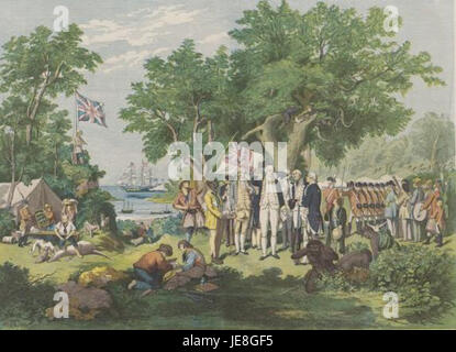 Captain Cook at Possession Island Stock Photo - Alamy