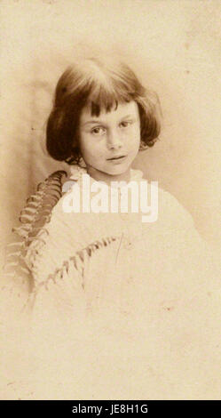 This photograph captures a portrait of Alice Liddell, the inspiration ...