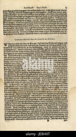 This historical image from 'De Fechten' by Fabri illustrates a medieval ...