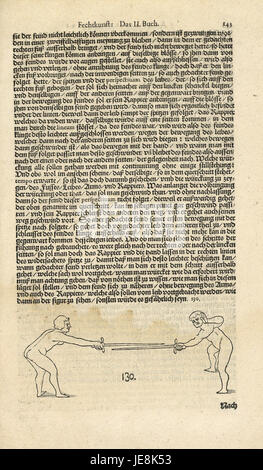 A page from 'De Fechten,' a 15th-century manuscript by Fabri, detailing medieval combat ...
