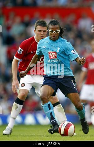 EDGAR DAVIDS & MICHAEL CARRICK MANCHESTER UNITED V SPURS OLD TRAFFORD ...