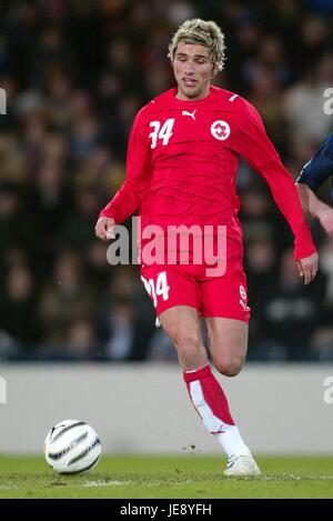 VALON BEHRAMI SWITZERLAND & SS LAZIO HAMPDEN PARK GLASGOW SCOTLAND 01 ...
