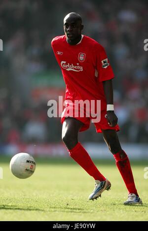 MOHAMED SISSOKO LIVERPOOL FC ANFIELD LIVERPOOL ENGLAND 18 February 2006 ...