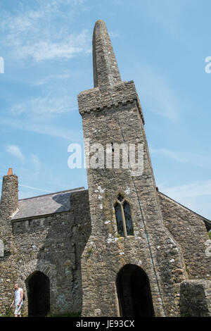 Old Priory,church,Caldey,Caldy,Island,Caldey Island,monastic,monastery ...