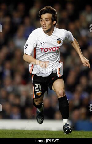 DAVID SILVA VALENCIA CF STAMFORD BRIDGE CHELSEA LONDON 04 April 2007 ...