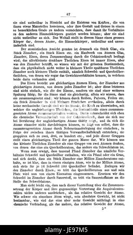 A historical letter from *De Chemische Briefe* by Justus von Liebig, a ...