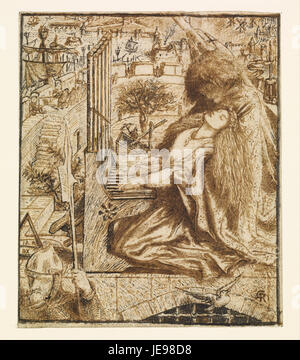 Dante Gabriel Rossetti’s design for Moxon’s Tennyson features 'Mariana ...