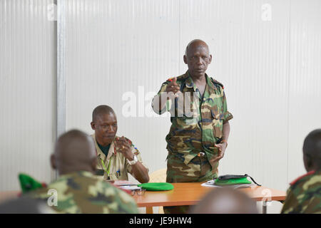 This image shows CIMIC (Civil-Military Cooperation) military training ...