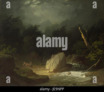 The Storm 1853 by George Caleb Bingham Stock Photo - Alamy