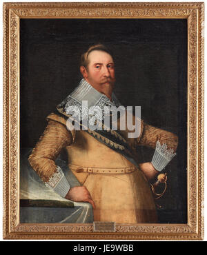 Cornelius Arendtz's portrait of Gustav II Adolf, the King of Sweden ...