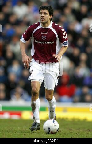 TAKIS FYSSAS HEART OF MIDLOTHIAN FC IBROX GLASGOW SCOTLAND 27 January ...