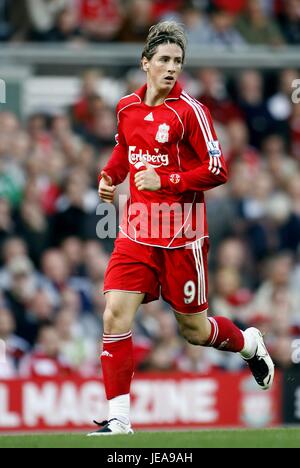 FERNANDO TORRES LIVERPOOL FC ANFIELD LIVERPOOL ENGLAND 19 August 2007 ...