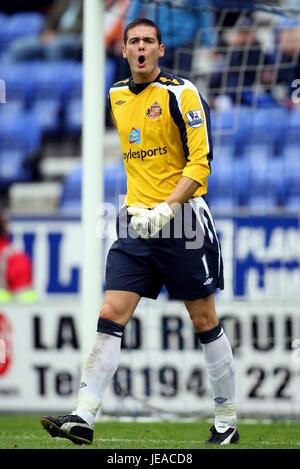 CRAIG GORDON SUNDERLAND FC JJB STADIUM WIGAN ENGLAND 18 August 2007 ...