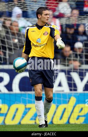 CRAIG GORDON SUNDERLAND FC JJB STADIUM WIGAN ENGLAND 18 August 2007 ...